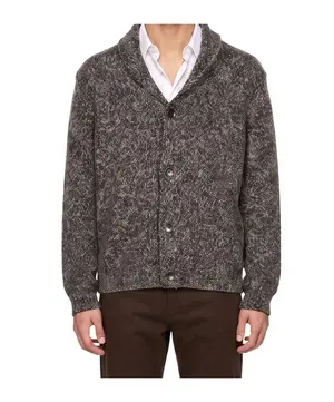 Tagliatore Long-sleeved Buttoned Cardigan