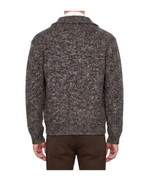 Tagliatore Long-sleeved Buttoned Cardigan