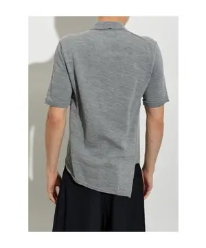 Comme Des Garçons Short-sleeved Polo Shirt With A Collar
