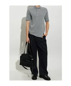 Comme Des Garçons Short-sleeved Polo Shirt With A Collar