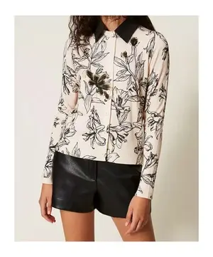TWINSET Floral-patterned Knit Sweater