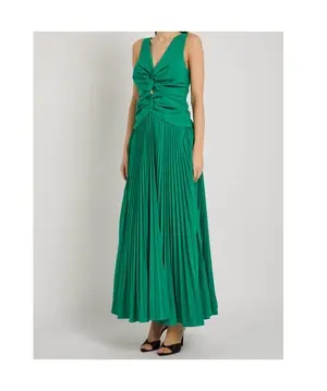 Simkhai Pleated Midi Dress