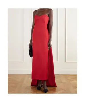 Simkhai Dinah Strapless Satin Gown