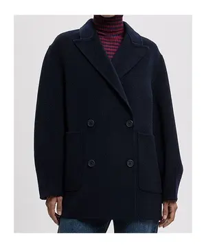 TWINSET Double-breasted Long-sleeved Coat