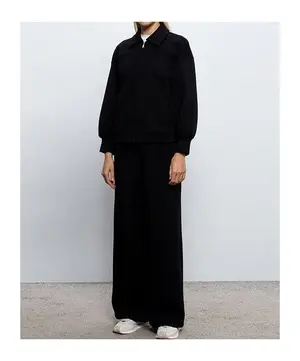 TWINSET Collared Zip-up Sweatshirt And Sweatpants Set