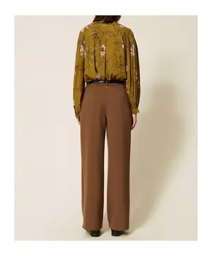 TWINSET Pleated-detail Casual Trousers