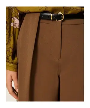 TWINSET Pleated-detail Casual Trousers