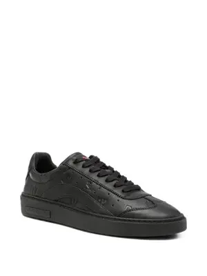 Dsquared2 Rider Logo-embossed Leather Sneakers