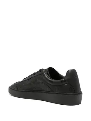 Dsquared2 Rider Logo-embossed Leather Sneakers