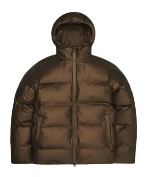 Rains Long-sleeved Hooded Padded Jacket