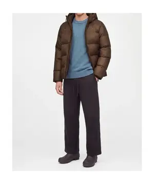 Rains Long-sleeved Hooded Padded Jacket