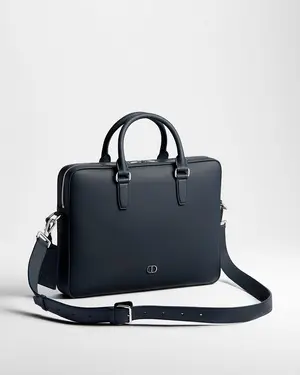 Dior Cd Icon Zipped Briefcase
