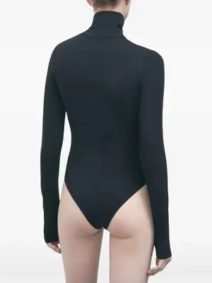 Patrizia Pepe Long-sleeved Turtleneck Bodysuit