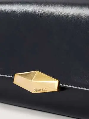 JIMMY CHOO Cinch Leather Clutch