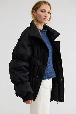 ASPARAGUS Asymmetrical Bomber Jacket