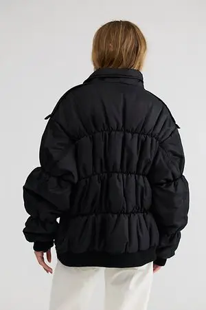 ASPARAGUS Asymmetrical Bomber Jacket