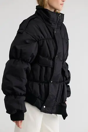 ASPARAGUS Asymmetrical Bomber Jacket