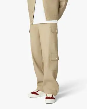 Casablanca Beige Desert Canvas Denim Jeans