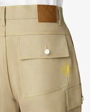 Casablanca Beige Desert Canvas Denim Jeans