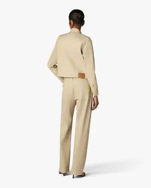 Casablanca Beige Desert Canvas Denim Jeans