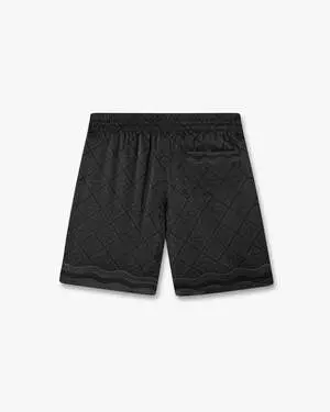 Casablanca Radiating Monogram Silk Shorts