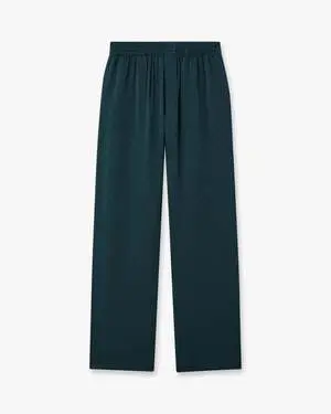 Casablanca Dark Teal Monogram Trousers - Multicolor