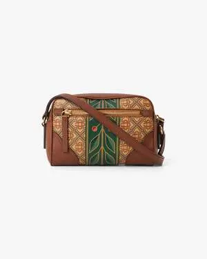 Casablanca Beige Monogram Crossbody Bag By