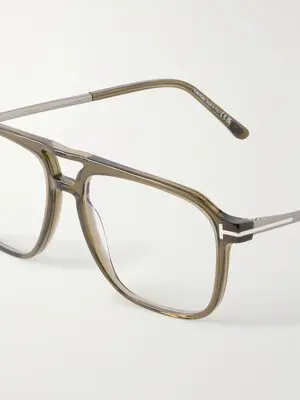 TOM FORD Aviator-frame Acetate Glasses