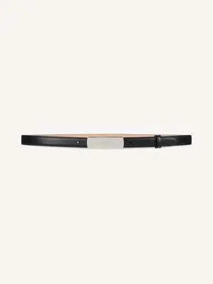 Balmain Belt In Smooth Leather - Black