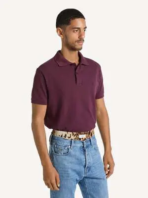 Balmain B Embroidered Cotton Polo Shirt