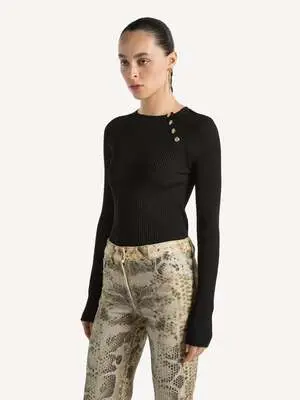 Balmain Ribbed Knit Jumper