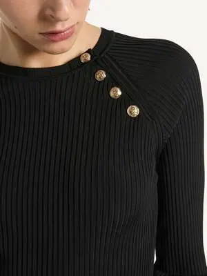 Balmain Ribbed Knit Jumper