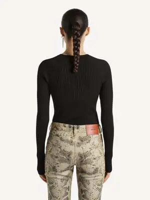 Balmain Ribbed Knit Jumper