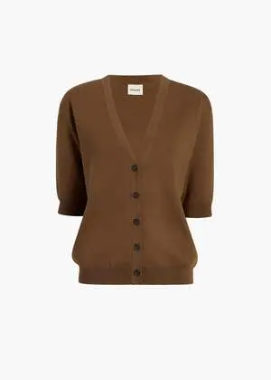 Khaite Theodora Cardigan - Brown