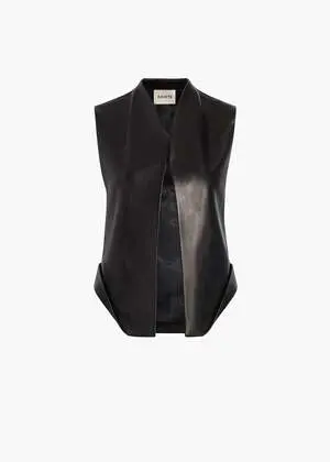 Khaite Vyn Gilet - Black
