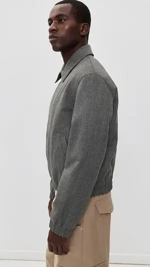 AMI Paris De Coeur Padded Zipped Jacket