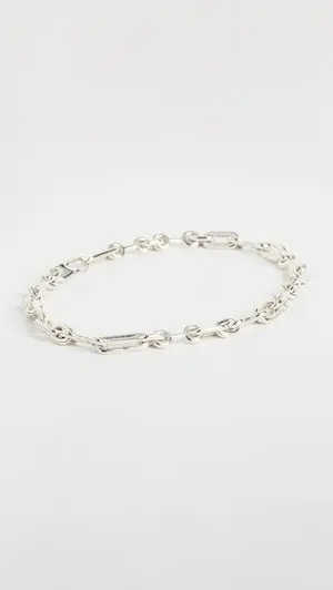 MAOR Sterling Small Link Pelham Bracelet - Silver