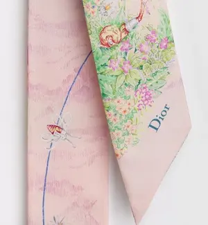 Dior Charming Garden Mitzah Scarf