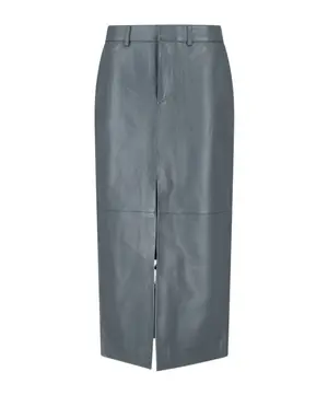 THE FRANKIE SHOP Maybelle Front-slit Pencil Skirt - Gray