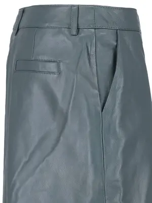 THE FRANKIE SHOP Maybelle Front-slit Pencil Skirt - Gray