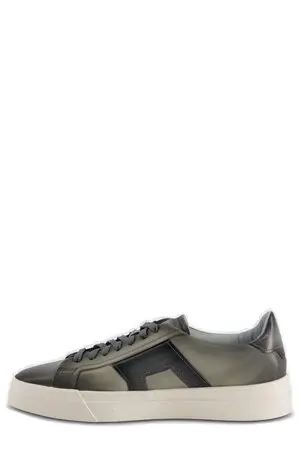 Santoni Logo-embossed Lace-up Sneakers