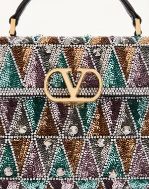 Valentino Garavani Vsling Mini Embroidered Handbag