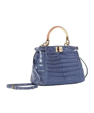 Fendi Peekaboo Mini Crocodile Bag
