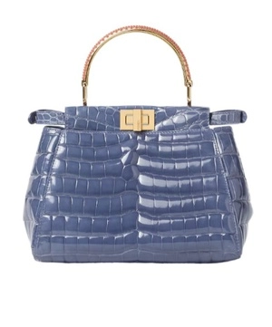 Fendi Peekaboo Mini Crocodile Bag