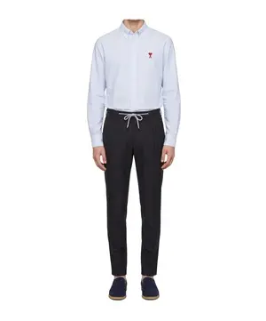 Eleventy Drawstring Pleated Trousers
