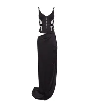 MARIA LUCIA HOHAN Malena Corset-style Cut-out Maxi Dress
