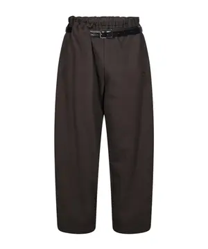 MAGLIANO Belted Paperbag-waist Trousers - Black