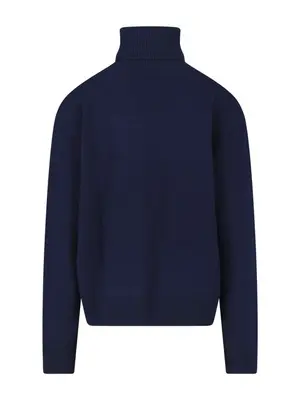 THE FRANKIE SHOP Gala Turtleneck Long-sleeve Knit Top