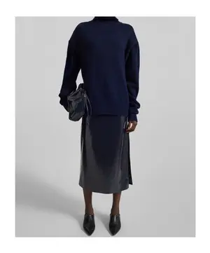 THE FRANKIE SHOP Gala Turtleneck Long-sleeve Knit Top