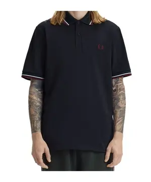 Fred Perry Tipped Logo Polo Shirt